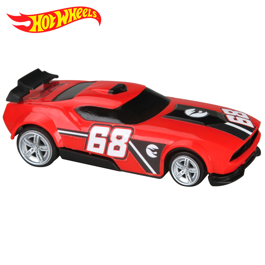 Auto Pullback HOT WHEELS 13cm Fast Racer Fast Fish - Rojo, oferta LOi.