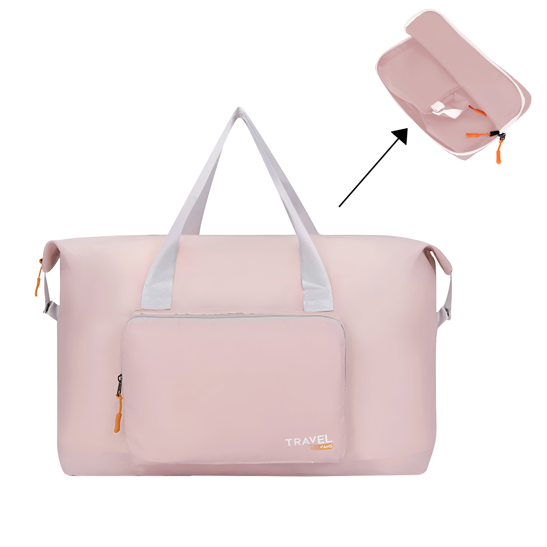 Bolso Grande Plegable, Liviano e Impermeable, Multiuso con Doble Cierre ...