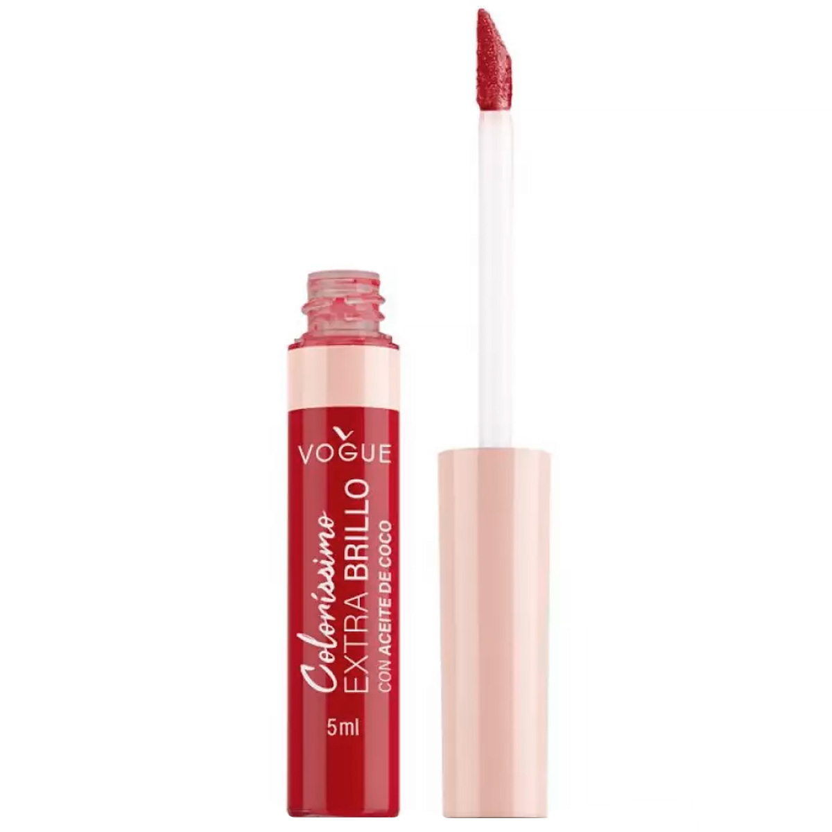 Brillo Labial Vogue Colorissimo Extra Brillo con aceite de coco de 5ml ...