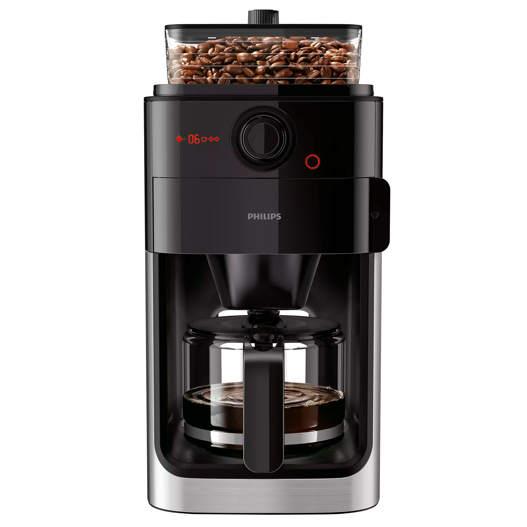 Cafetera PHILIPS HD7767 Digital con Molinillo de Café Integrado 1000W 1 ...