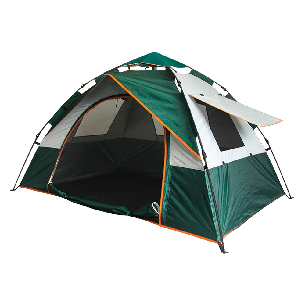 Carpa Iglú de Camping para 4 Personas, Impermeable, con 2 Puertas con ...