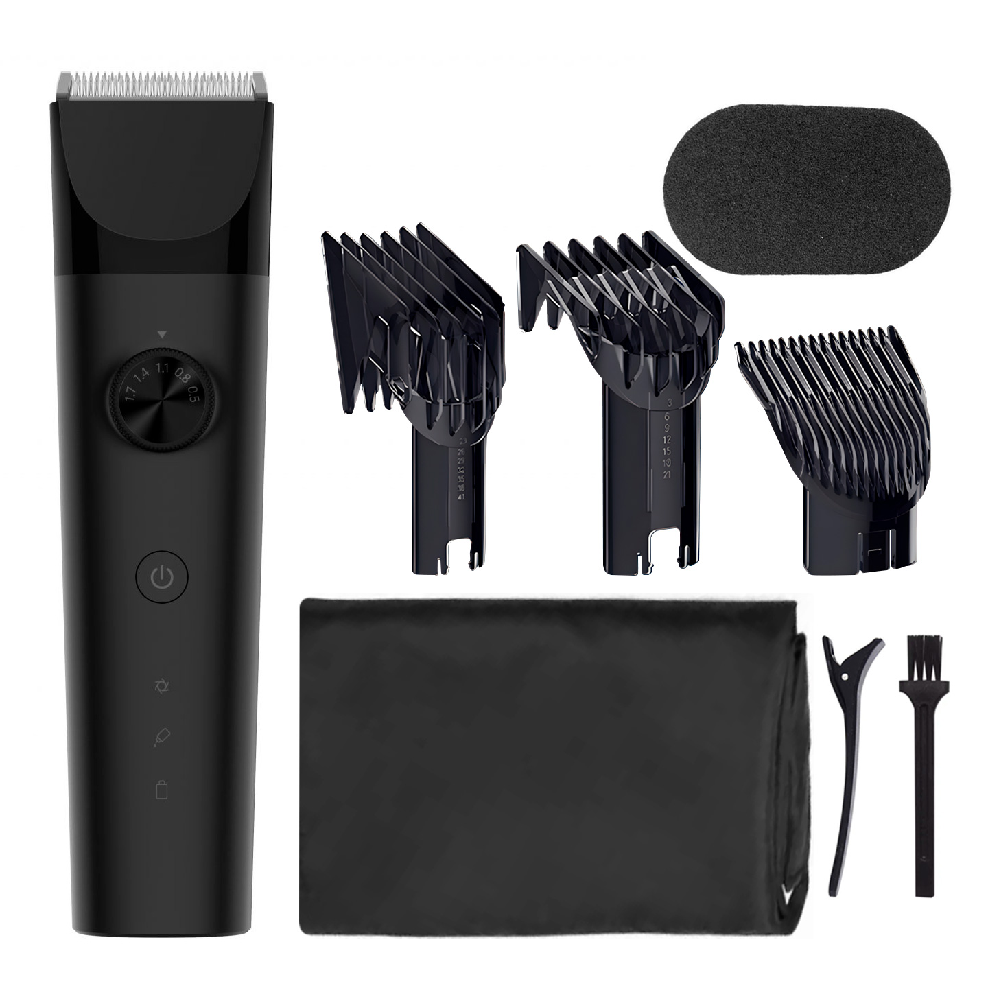 Corta Pelo XIAOMI Hair Clipper Inalámbrica con 3 Peines, Capa de ...