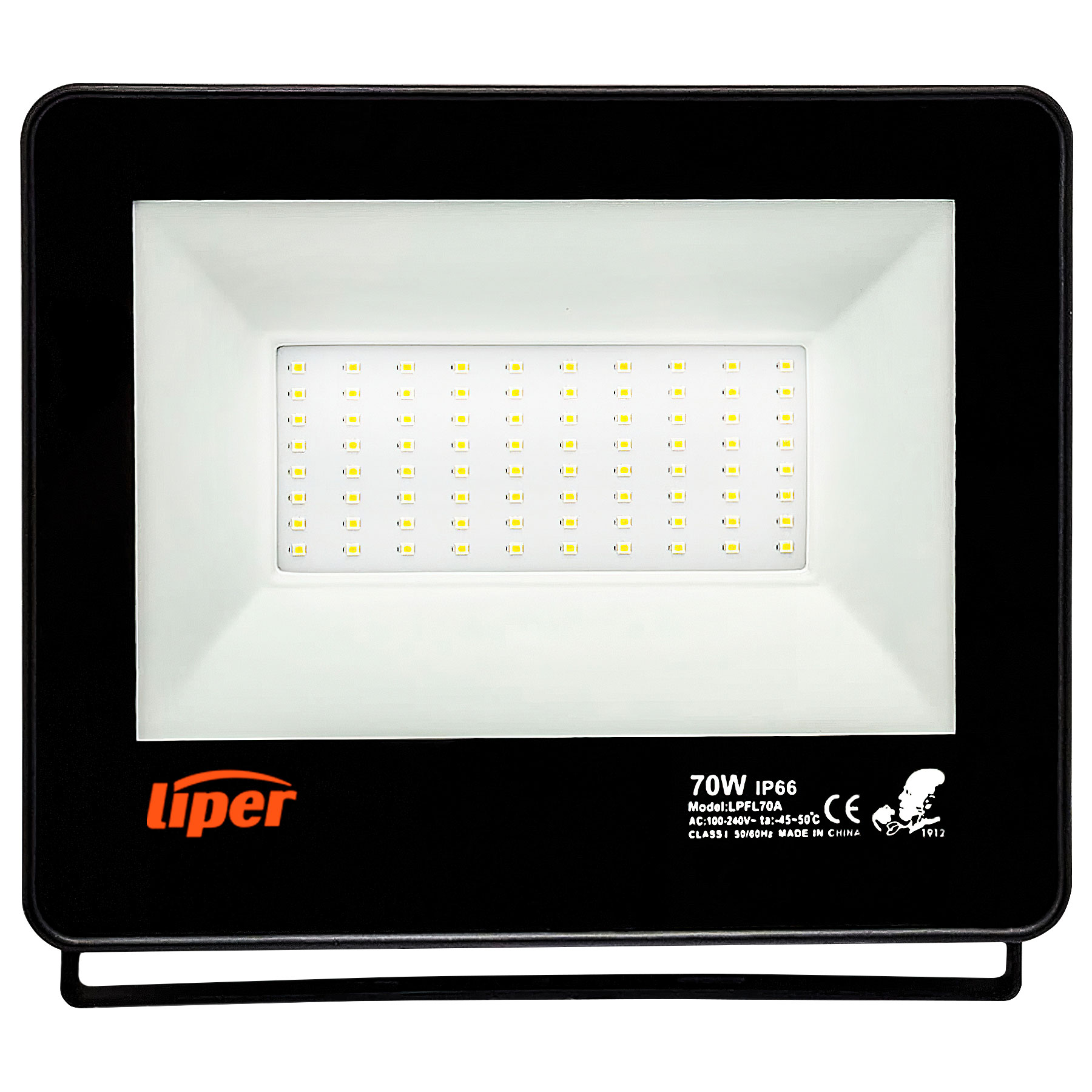 Foco LED LIPER 70W de Potencia Luz Fría Protección IP66 para Exterior ...