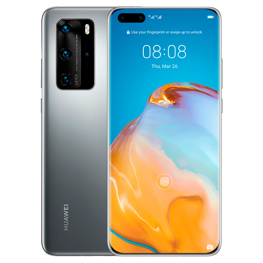 HUAWEI P40 PRO 256GB 8GB Cám Cuádruple 50MP - Silver, oferta LOi.