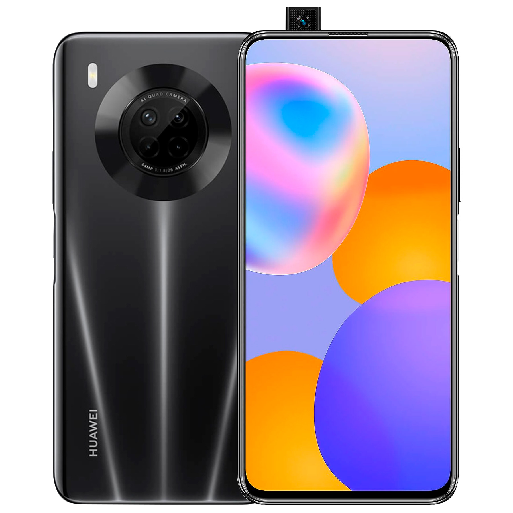 HUAWEI Y9A 6.63" 128GB 6GB Cám Cuádruple 64MP Ultra Gran Angular Carga ...