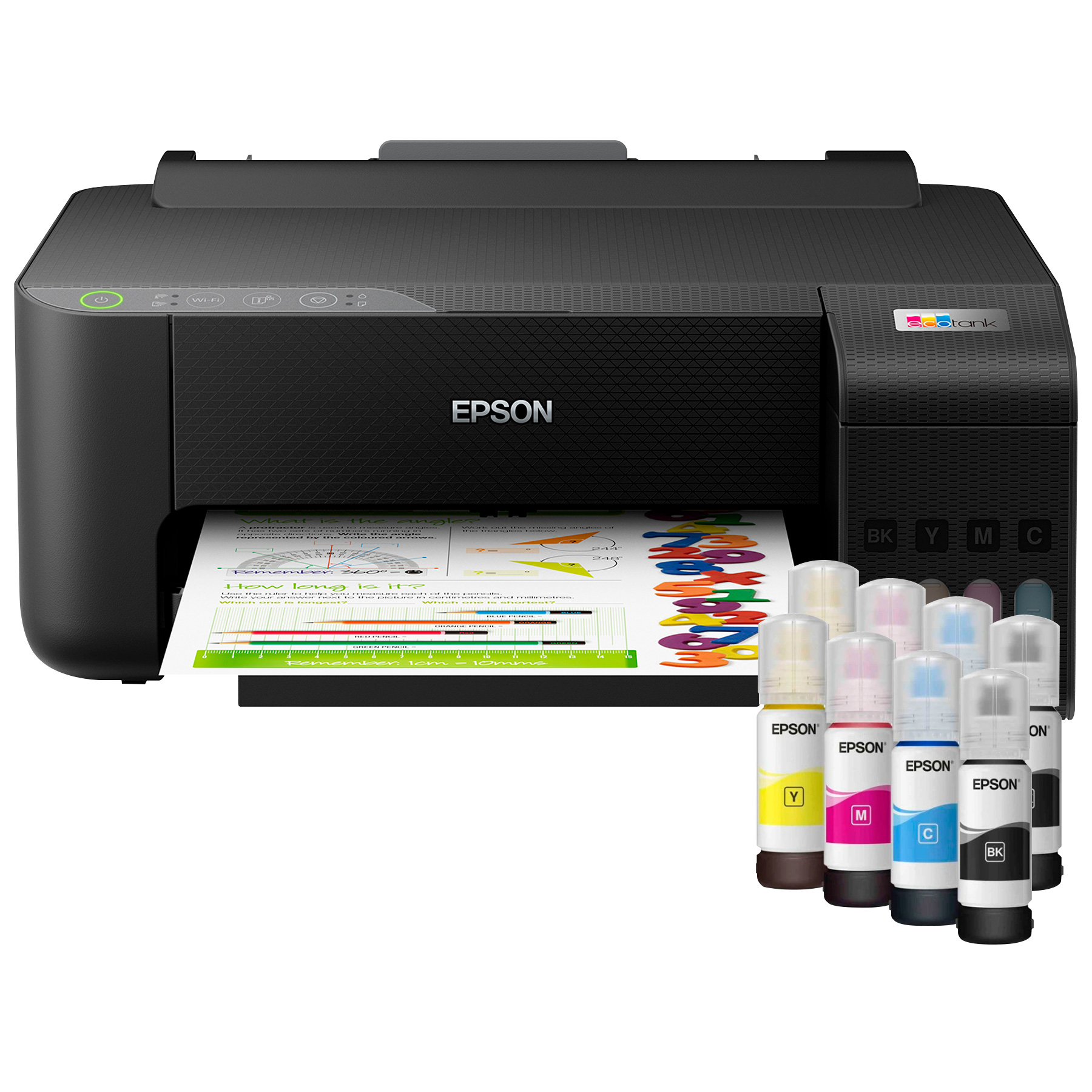 Impresora EPSON L1250 Inalámbrica WIFI Sistema Continuo + 8 Botellas de ...