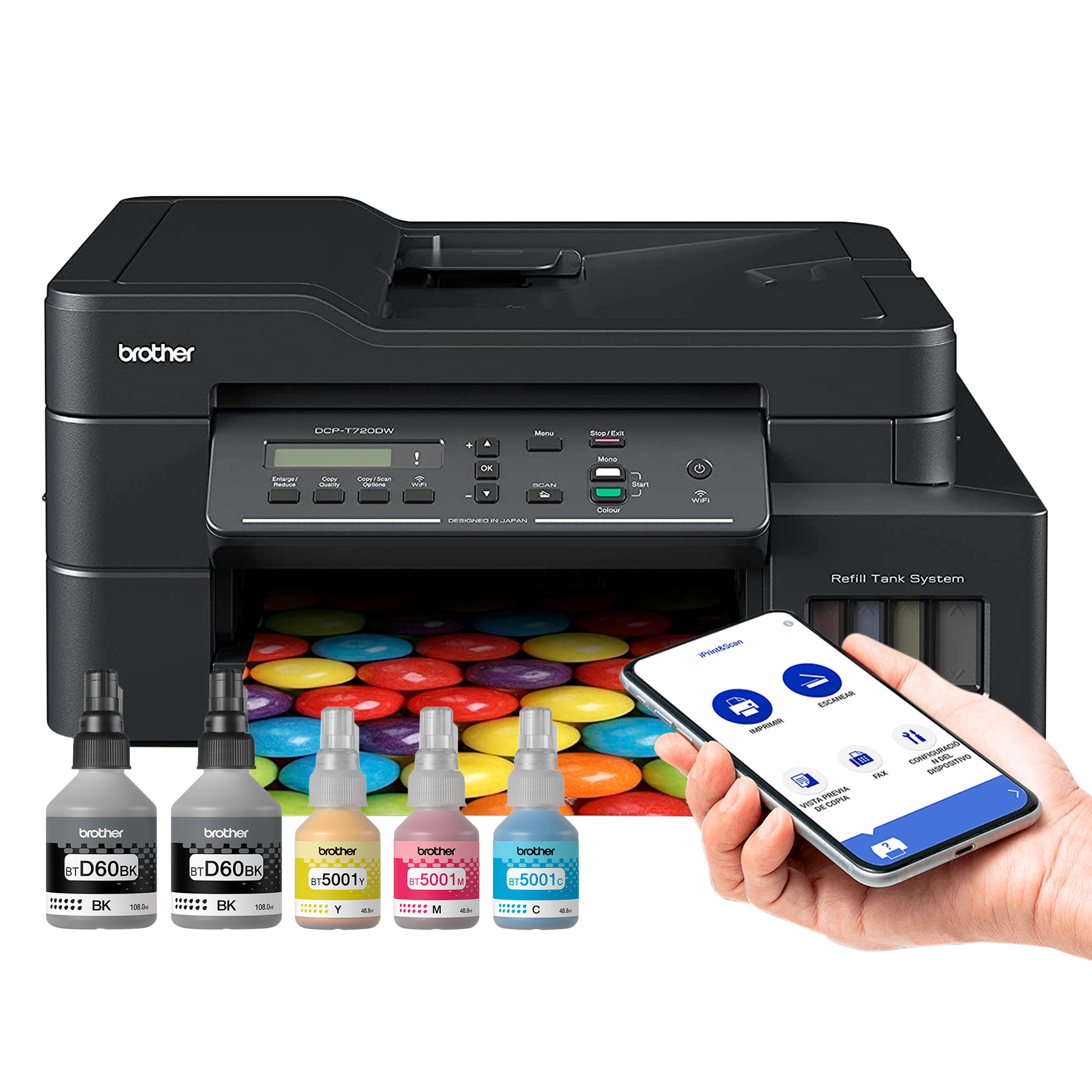Impresora Multifunción BROTHER T720DW WIFI ULTRA RÁPIDA Sistema ...