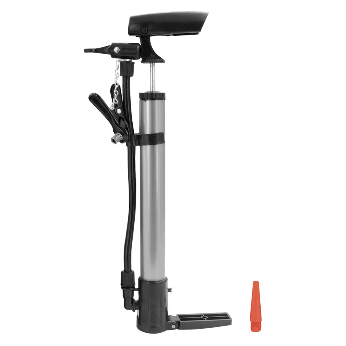 Inflador Manual de Aluminio, Liviano y con Doble Válvula - Gris, oferta ...