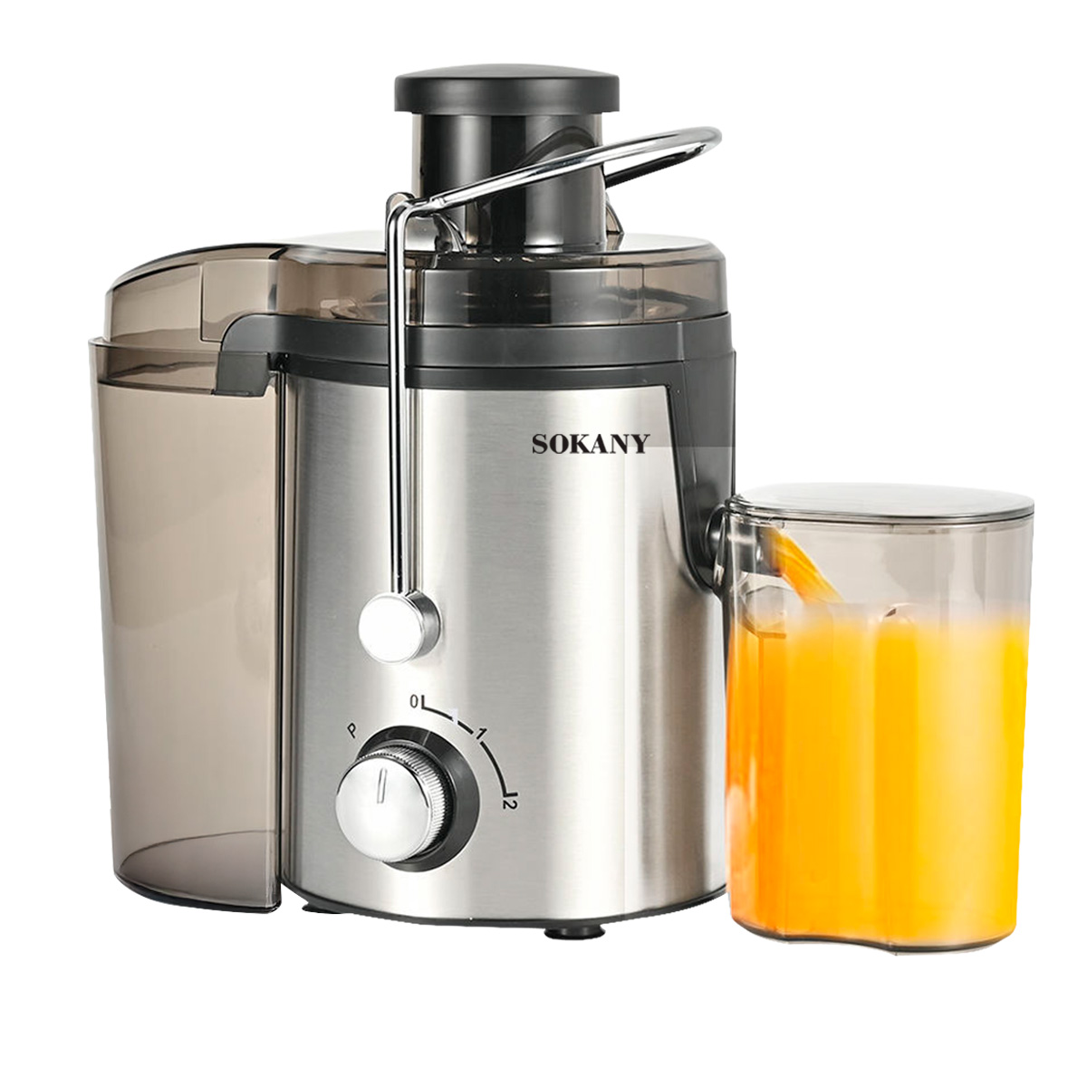 Juguera Eléctrica SOKANY 500W 2 Velocidades Ajustables Acero Inox ...