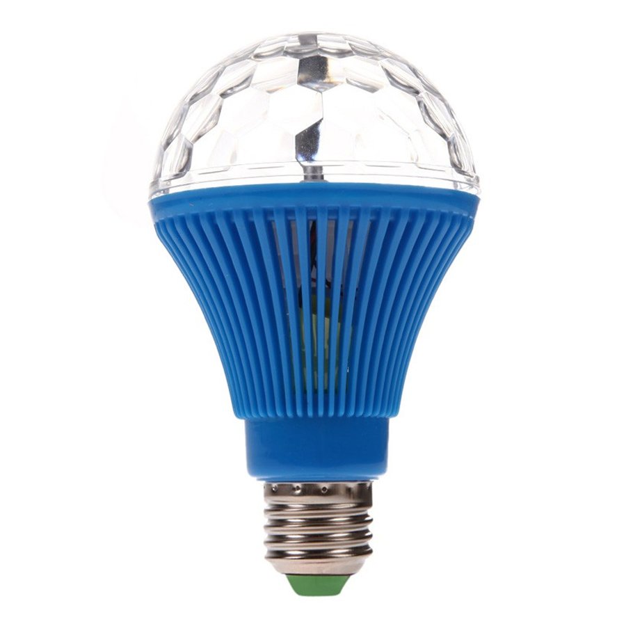 Lámpara de colores RGB giratoria LED de 360 grados Azul, oferta LOi.