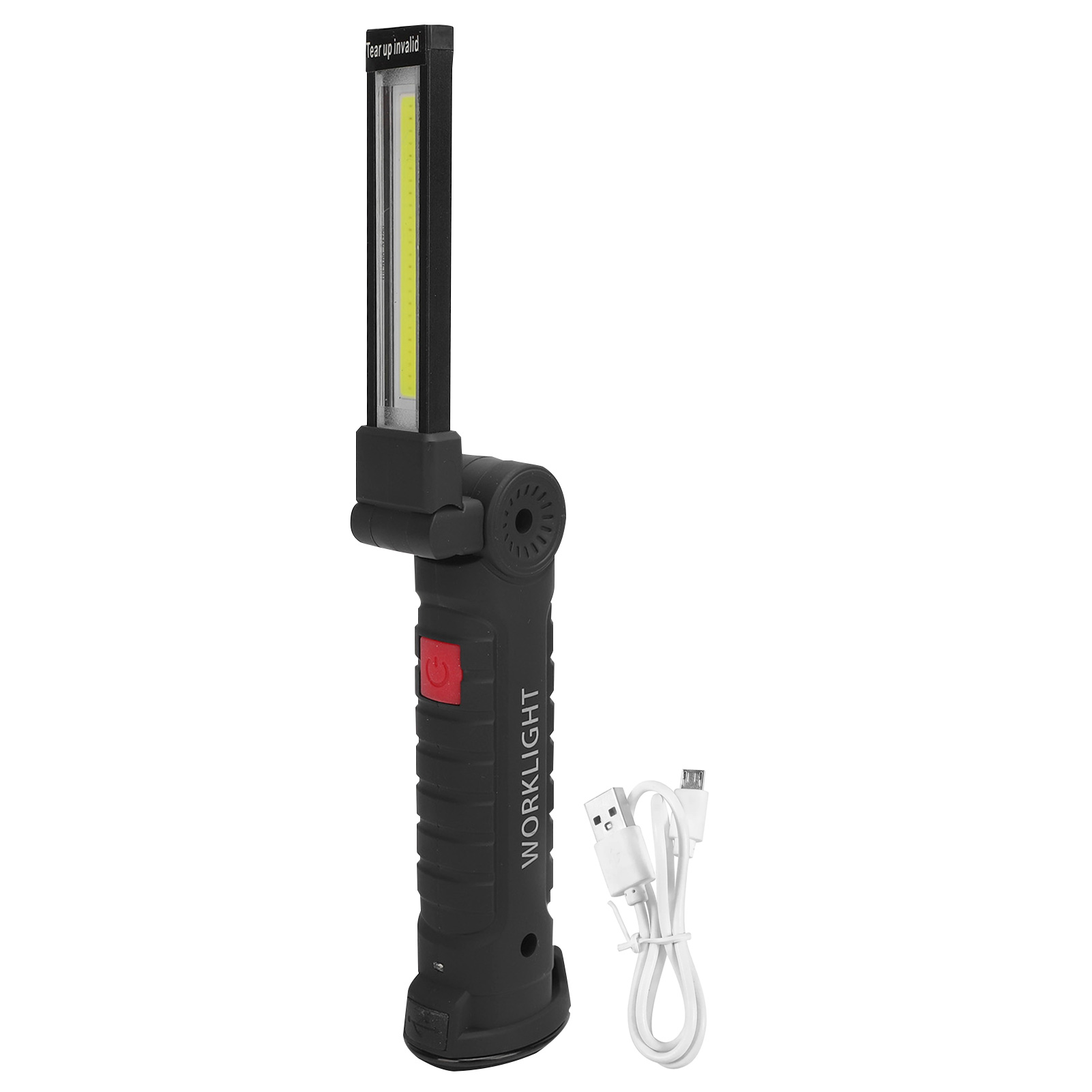 Linterna LED Recargable con Base Magnética, Plegable y con 3 Modos de ...