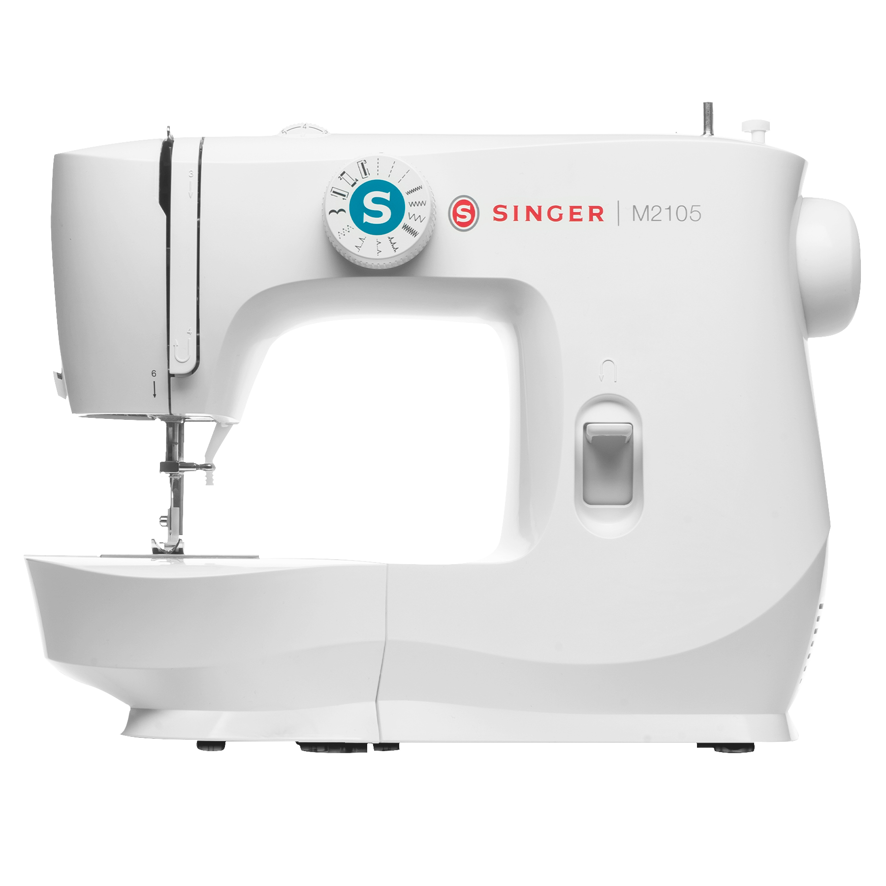 Máquina de Coser SINGER M2105 con 8 Puntadas Integradas y Ojal a 4 ...
