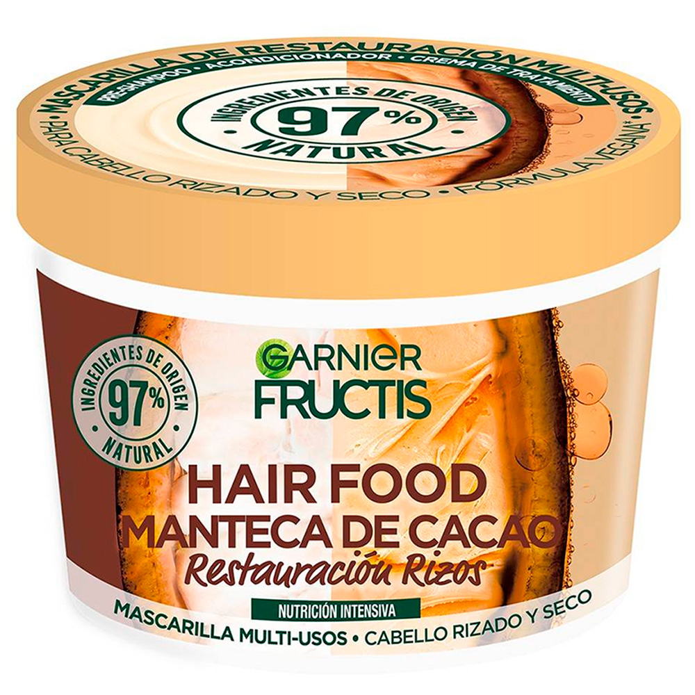 Mascarilla Garnier Hair Food Manteca de Cacao Para Pelo Seco - 350ml ...