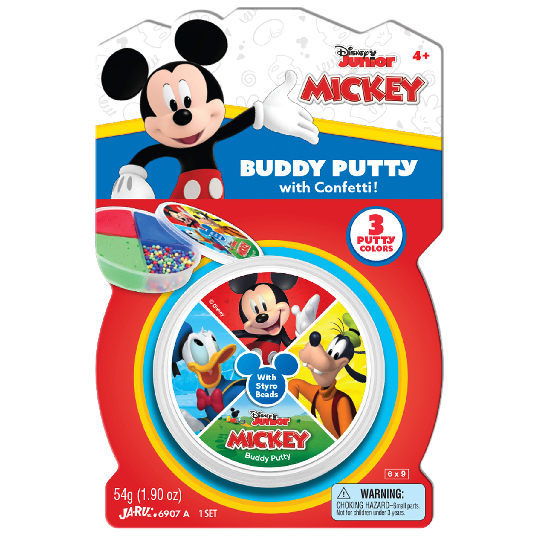 Masilla Buddy Putty con 3 Colores de Masilla y Cuentas de Colores ...