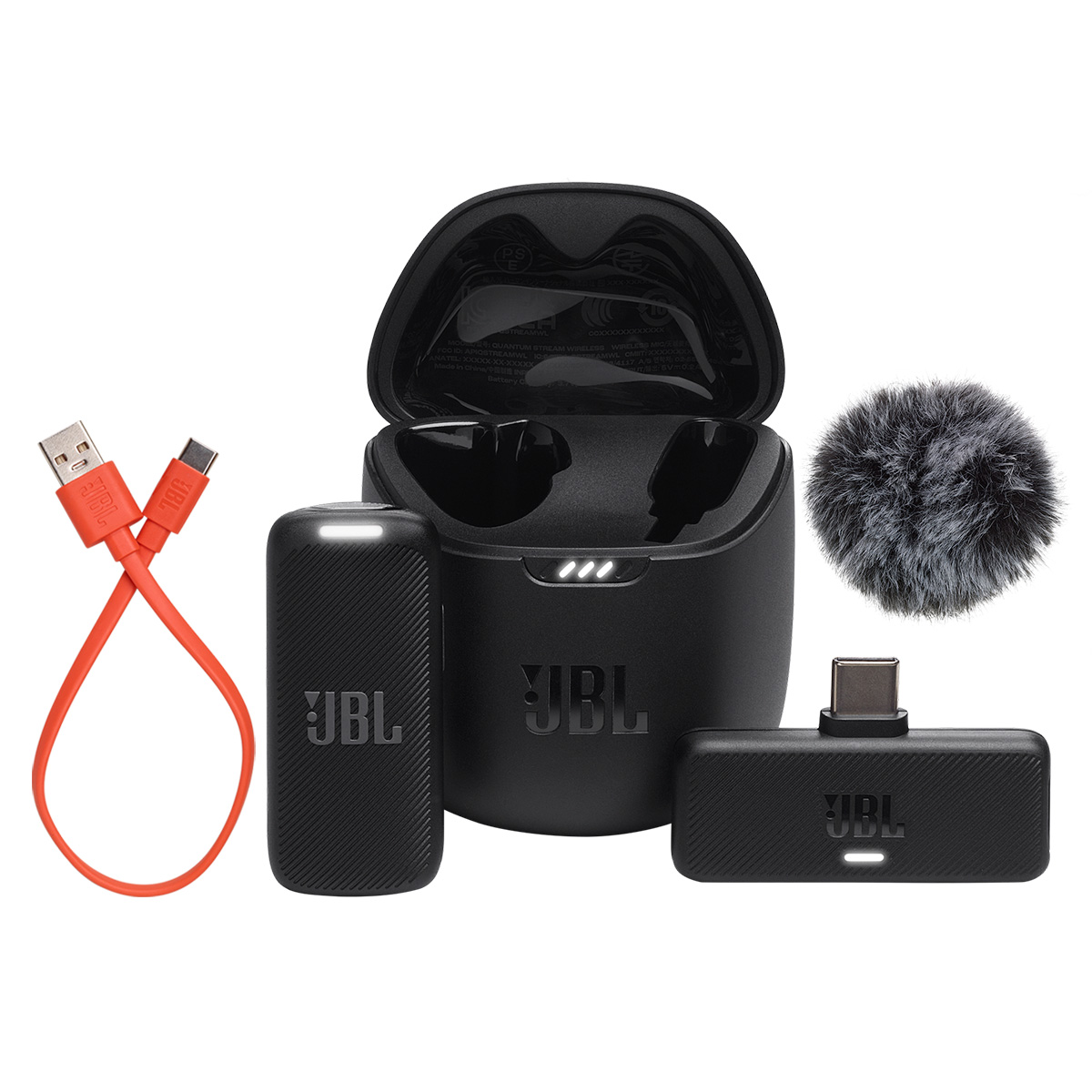 Micrófono JBL Quantum Stream Inalámbrico con 100m de Alcance, Batería ...