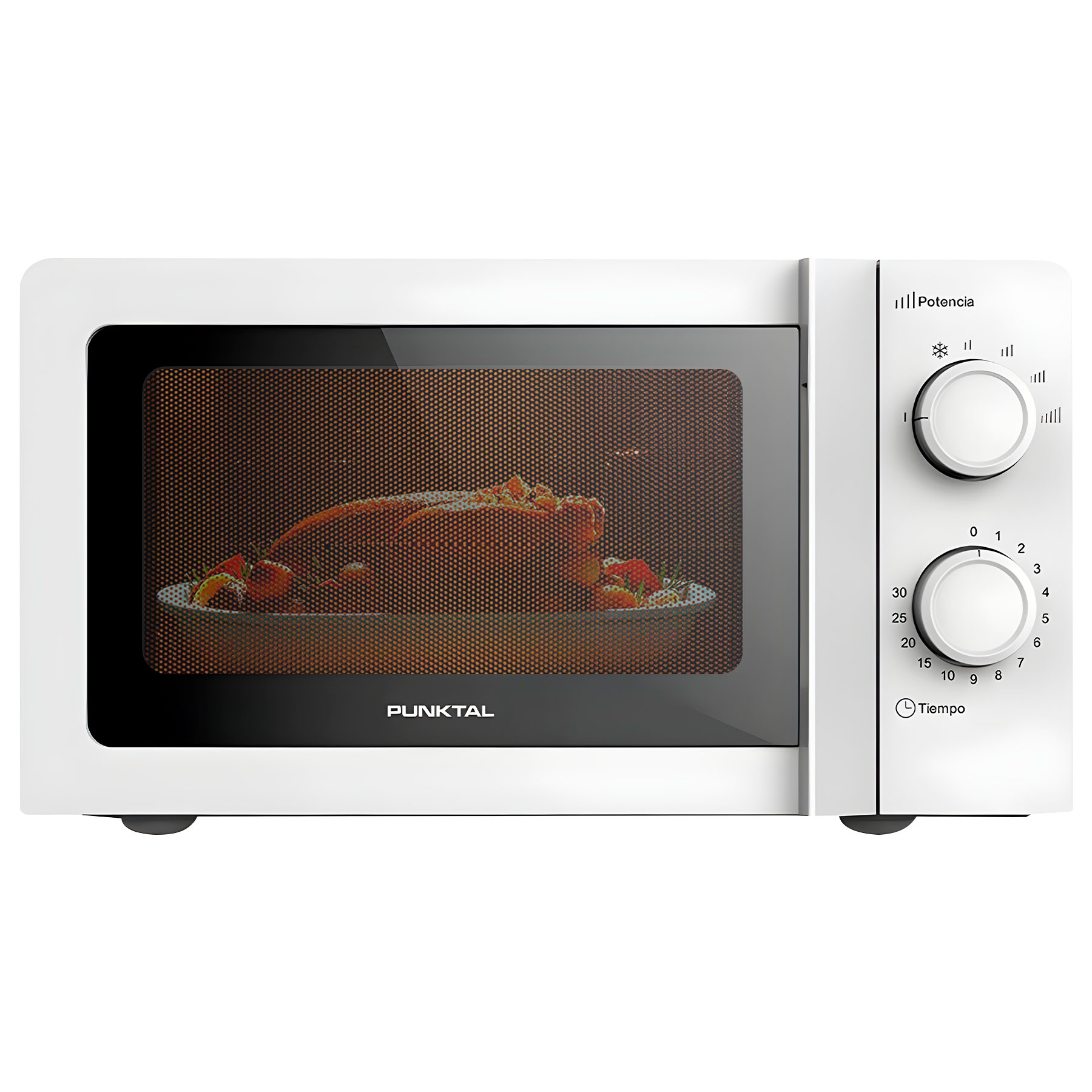 Microondas PUNKTAL 20L 700W Manual - Blanco, oferta LOi.