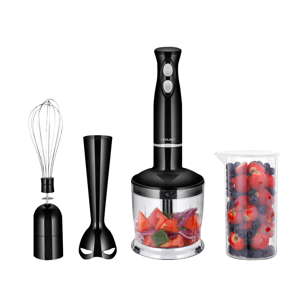 Mixer Multilaser 3 en 1 Potencia 350W 2 Velocidades con Mini Procesador ...