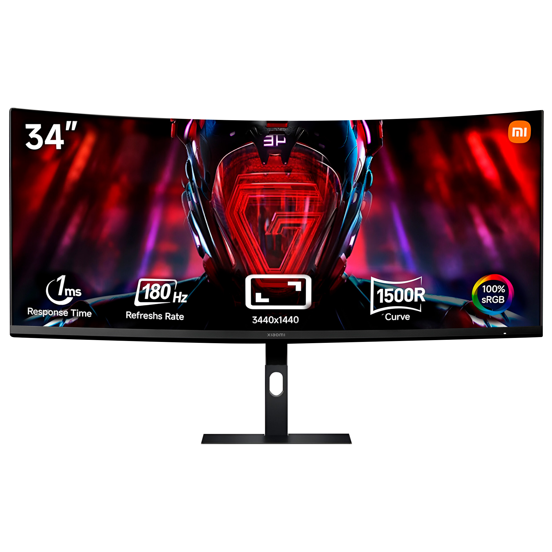 Monitor Curvo XIAOMI Gaming G34WQi de 34" WQHD 1ms 180Hz FreeSync ...