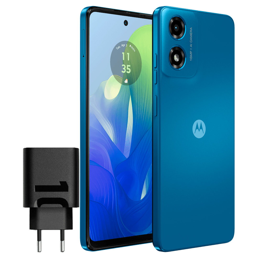 Motorola Moto G04 de 6.6'' HD+ 64GB 4GB RAM Cámara 16Mpx con IA Sensor ...