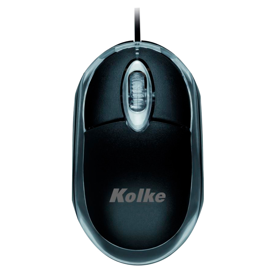 Mouse Óptico KOLKE KEM-340 Conexión USB 800DPI - Negro, oferta LOi.