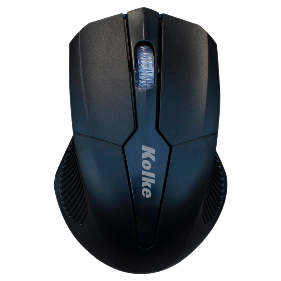 Mouse Inalámbrico KOLKE KEM-412 1600DPI Receptor USB - Negro, oferta LOi.