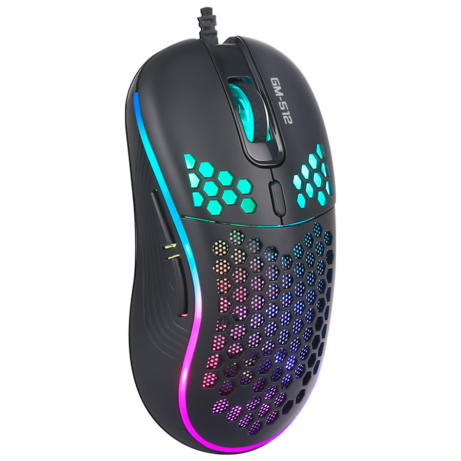 Mouse Gamer XTRIKE ME GM-512 7 Botones 6400DPI Iluminación RGB, oferta LOi.