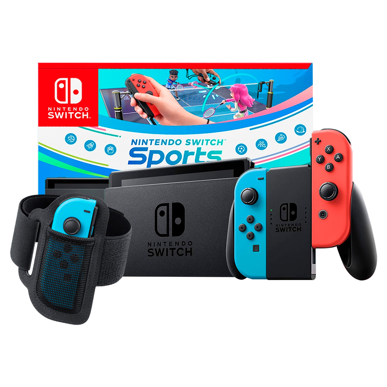 Consola Nintendo Switch Neon + Juego Nintendo Switch™ Sports + Leg ...