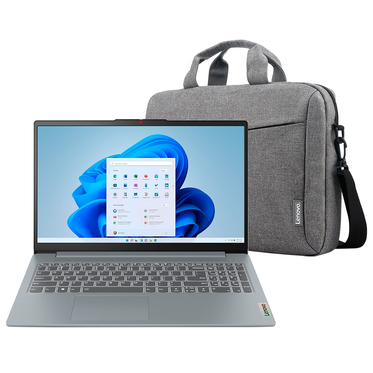 Notebook LENOVO Oficial 15.6'' AMD Ryzen 3 7320U 256GB M.2 SSD 8GB RAM ...