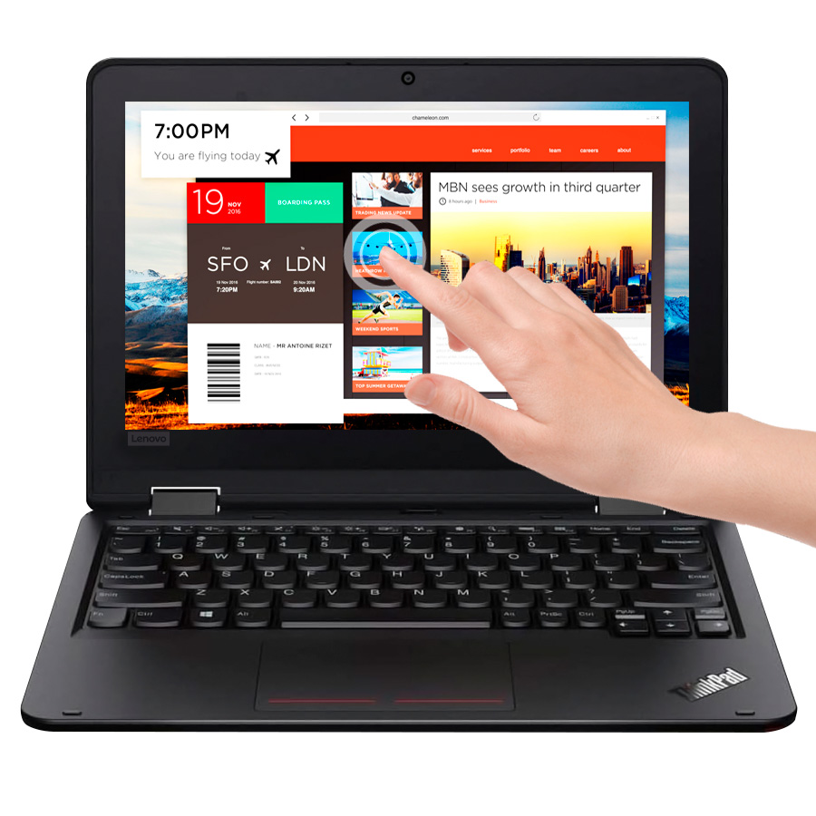 Notebook LENOVO NUEVA Convertible 2 en 1 de 11.6" IPS TÁCTIL Intel ...