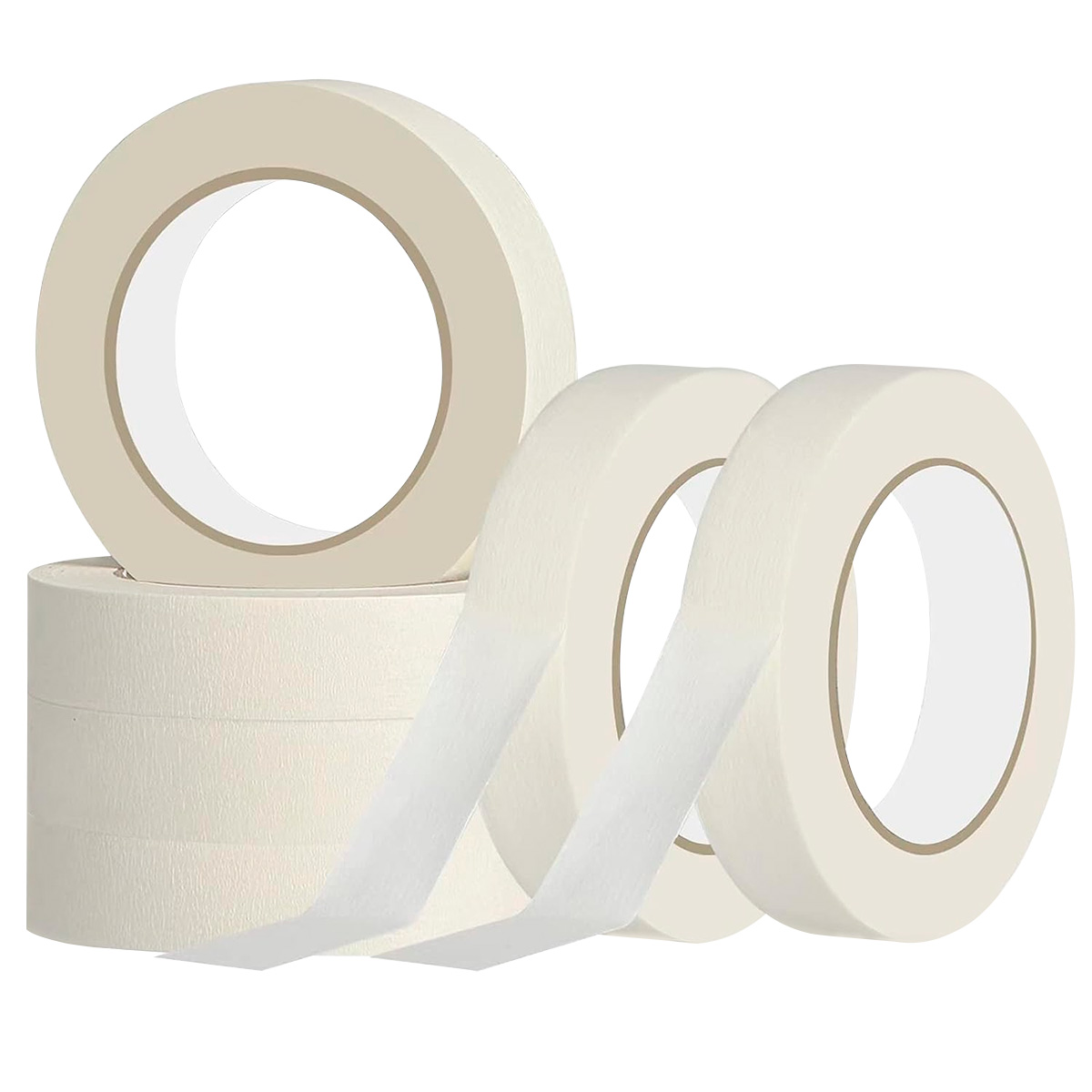 Pack de 6 Cintas de Papel de Enmascarar, Pintor - 24mm x 40m, oferta LOi.