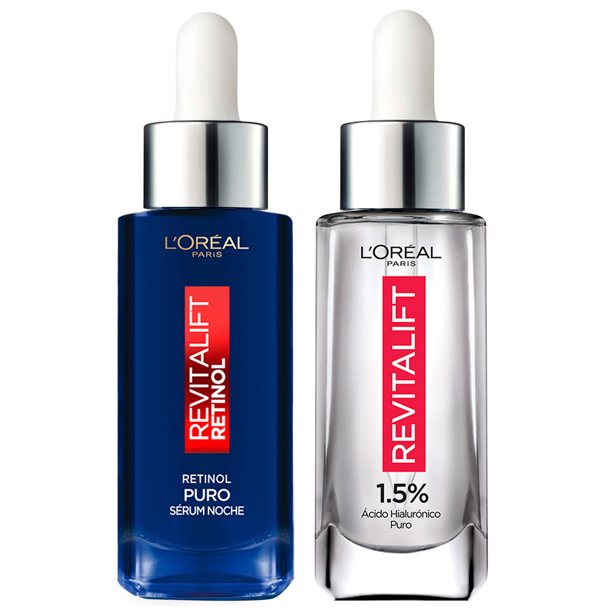 Pack L'Oréal París Sérum Revitalift Noche Retinol Puro 30ml + Sérum ...
