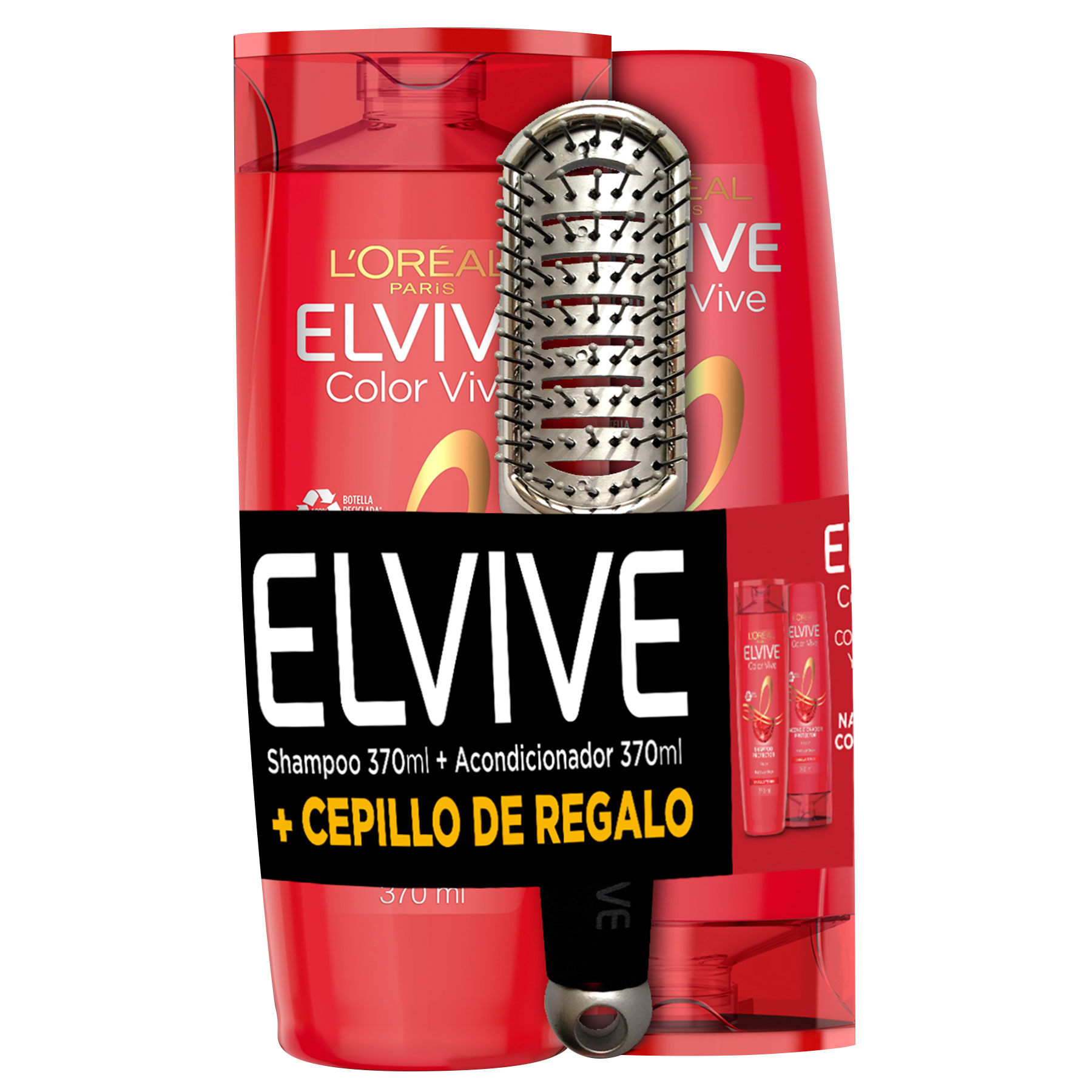 Pack L'Oréal París Elvive Color Vive Shampoo 370ml + Acondicionador ...