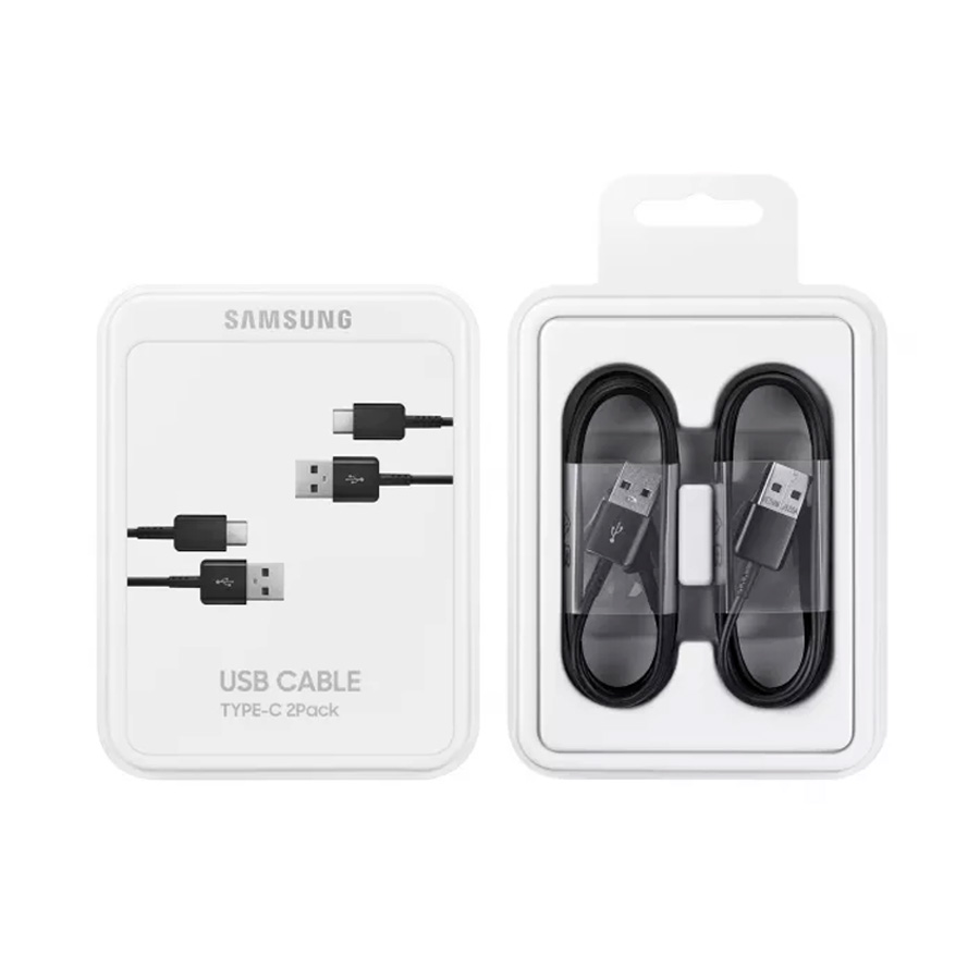 Pack x2 Cable USB SAMSUNG Original Tipo C - Negro, oferta LOi.