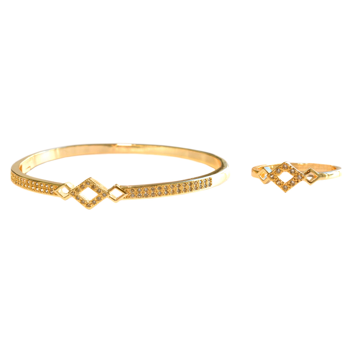 Set de Pulsera y Anillo con Brillos - Diseño 2, oferta LOi.