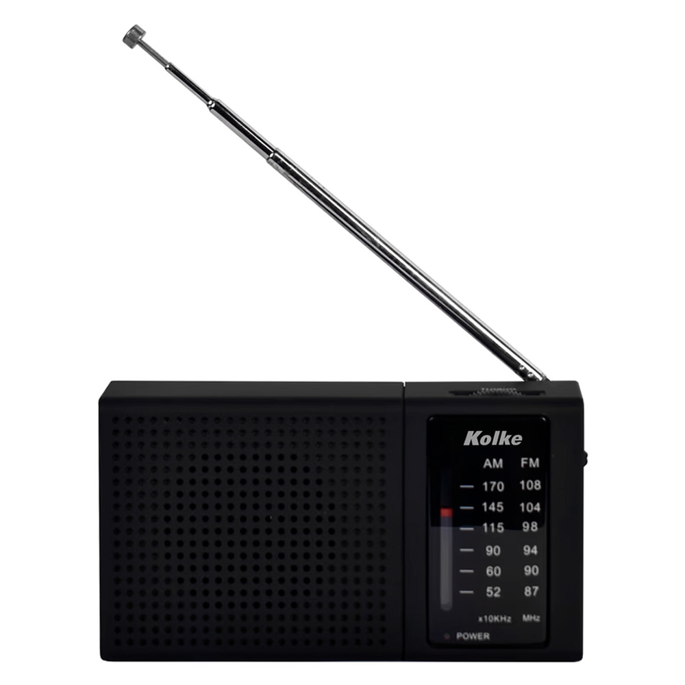 Radio Portátil KOLKE AM/FM con Antena y Conector 3.5mm, oferta LOi.
