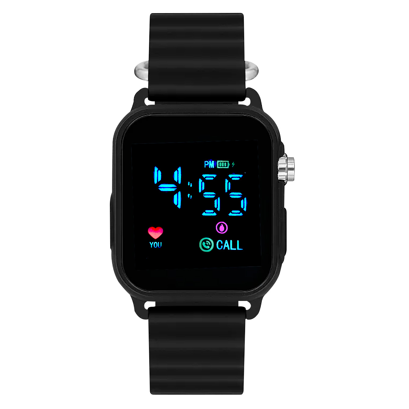 Reloj Pulsera Digital LED con Diseño Cuadrado, Indica Hora y Fecha ...
