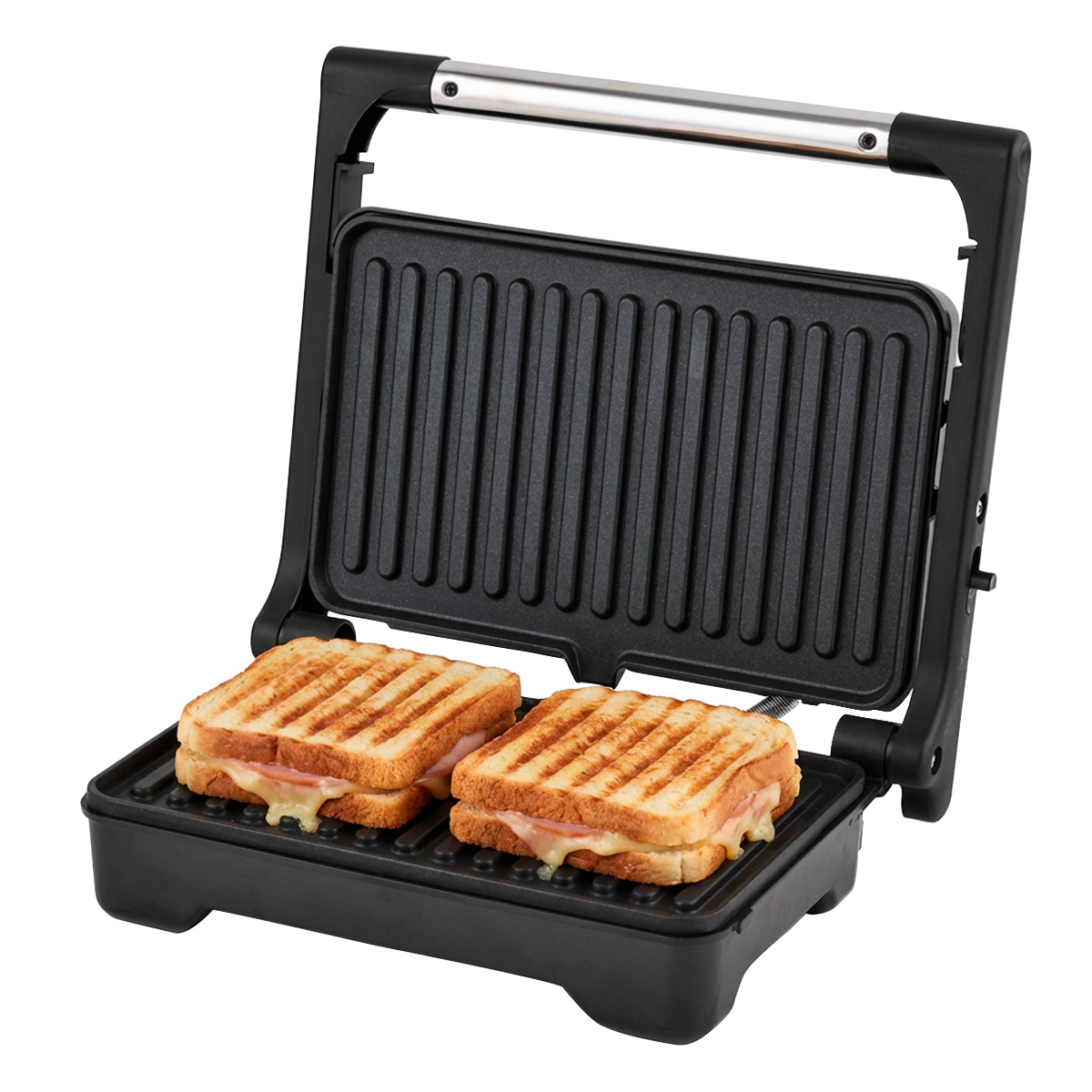 Sandwichera Prensa Grill Doble ALLIED 1500W Antiadherente y con Mango ...