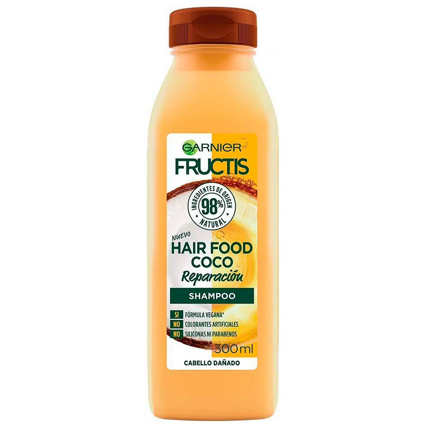 Shampoo Garnier Fructis Hair Food para Pelo Dañado 300ml - Coco, oferta ...