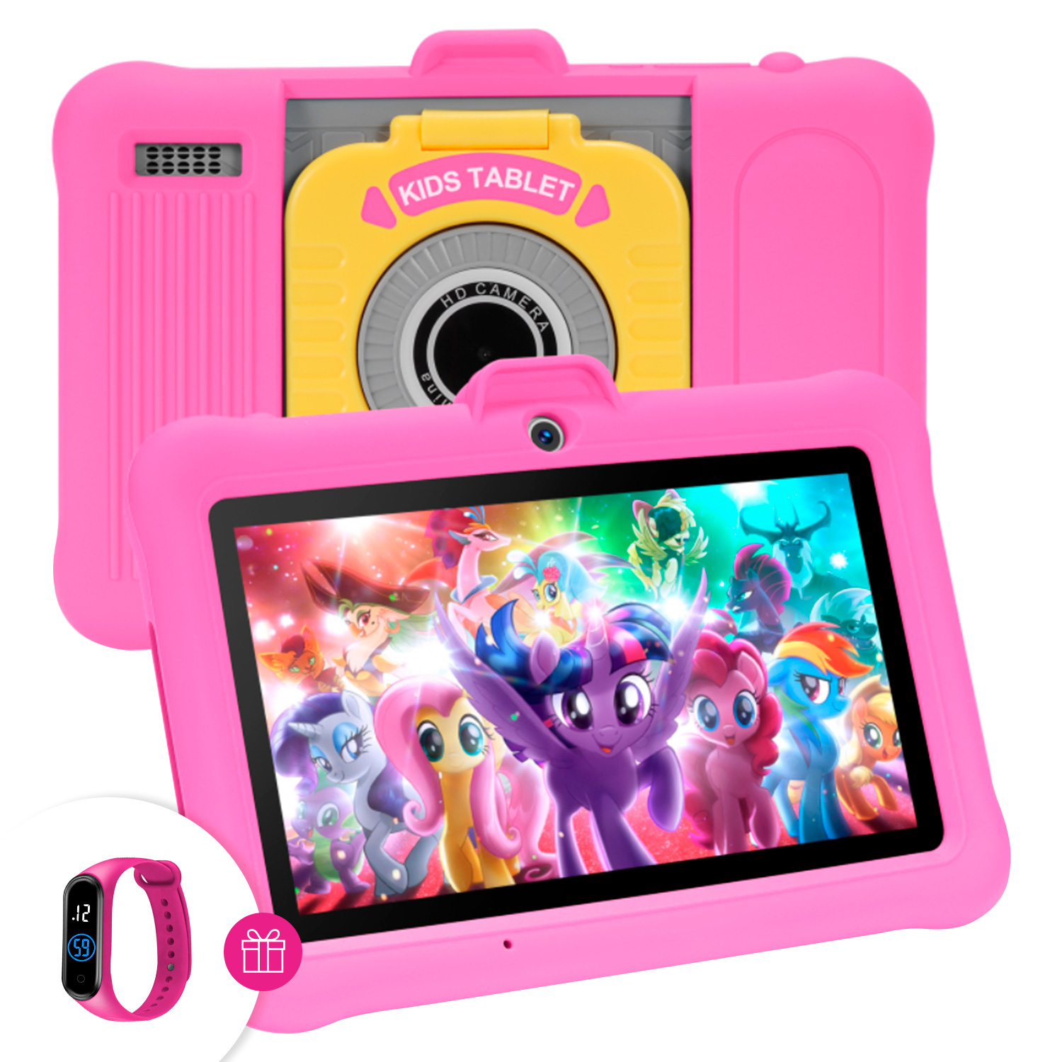 Tablet Kids INTOUCH Q832 de 7" 32GB 3GB RAM Apps Infantiles Estuche ...