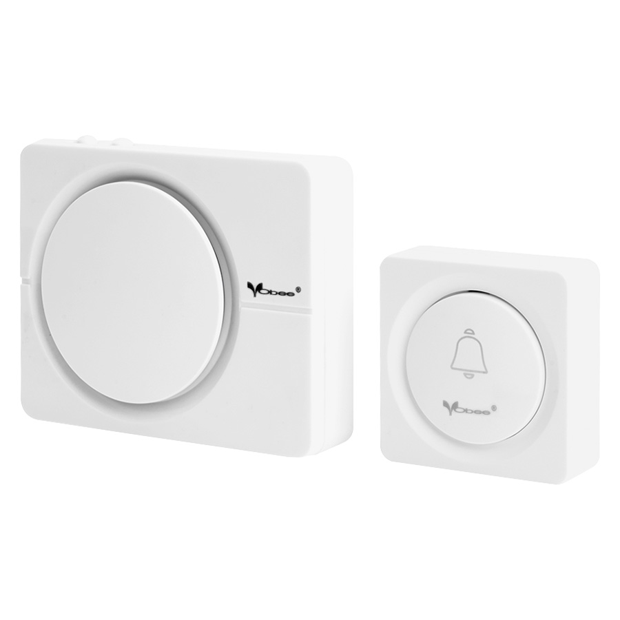 Timbre Inalámbrico con Alcance de Hasta 200m y 38 Melodías - Blanco ...