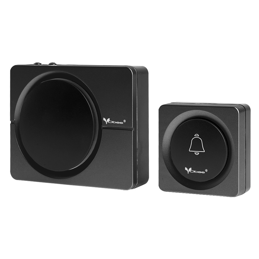 Timbre Inalámbrico con Alcance de Hasta 200m y 38 Melodías - Negro ...