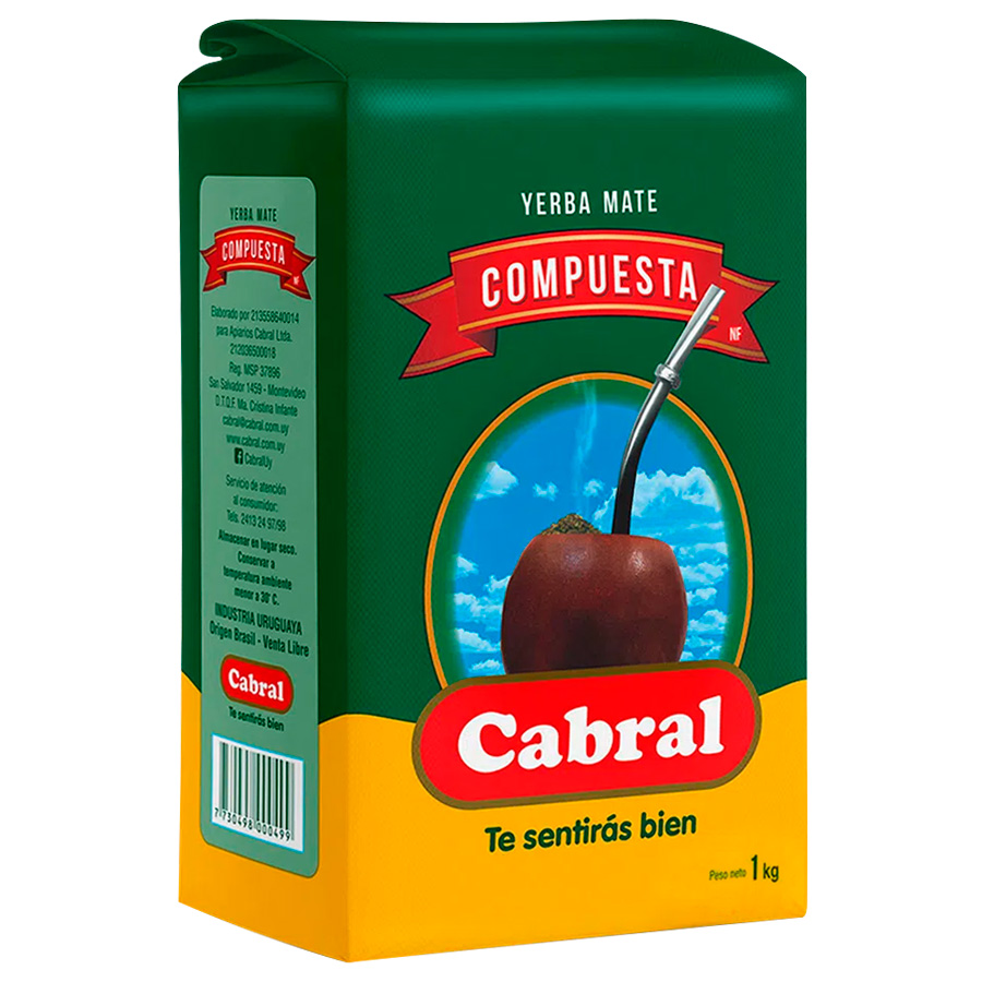Yerba Mate CABRAL Compuesta 1Kg, oferta LOi.