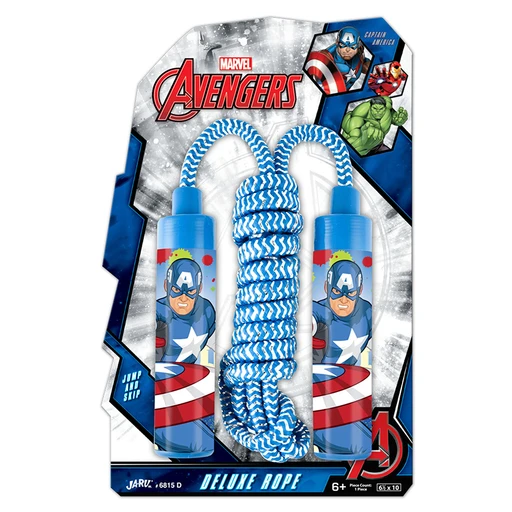 Cuerda de Saltar MARVEL, con Mango Ergonómico y Longitud Ajustable ...