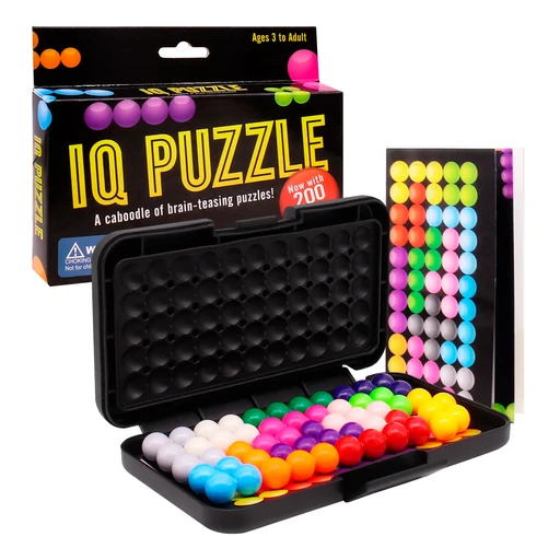 IQ Puzzle 2D y 3D Interactivo con 12 Piezas Resistentes, 200 Retos ...