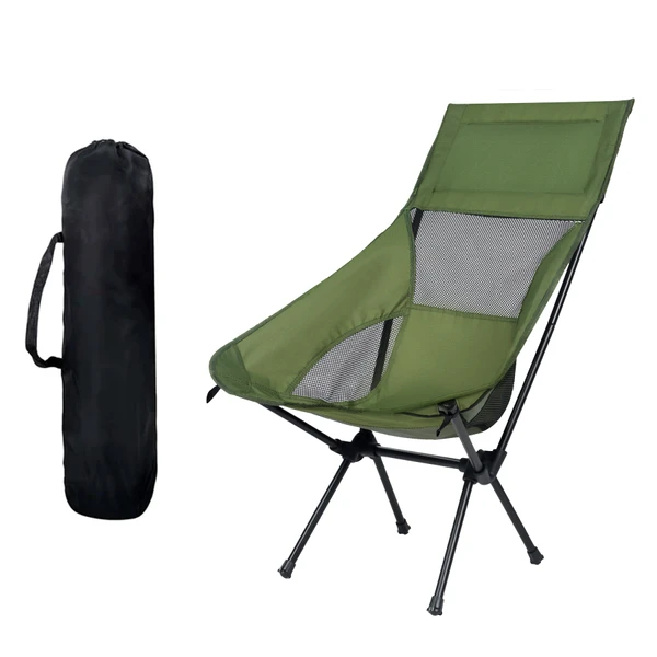 Silla De Camping Plegable En Tela Oxford 600d Y Costuras Reforzadas De