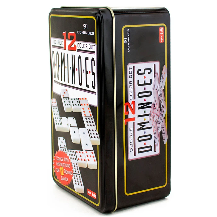 Juego Dominó de 91 Piezas con 12 Colores, oferta LOi.