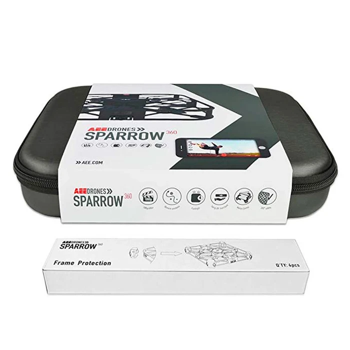 Drone AEE Sparrow 360° Wi-Fi con Cámara de 12MP Video FullHD, oferta LOi.