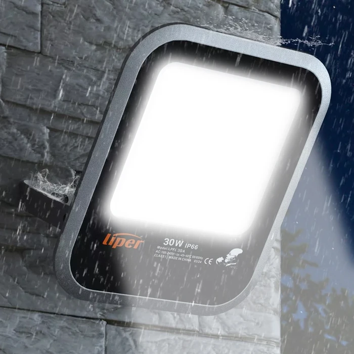 Foco LED LIPER 30W Luz Fría para Interior y Exterior Diseño Compacto y ...