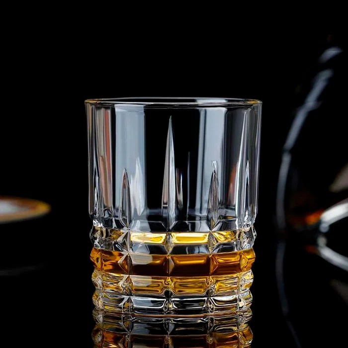 Set de 6 Vasos para Whisky, de Vidrio de Alta Calidad con Capacidad de 310ml c/u, oferta LOi.