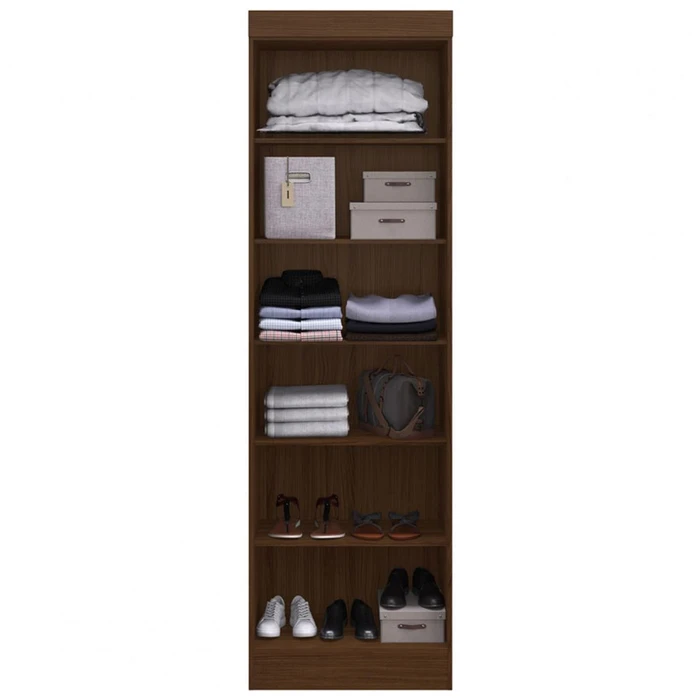 Placard Multiuso 2 Puertas 5 Estantes 100% MDP Calidad Premium - Tabaco ...